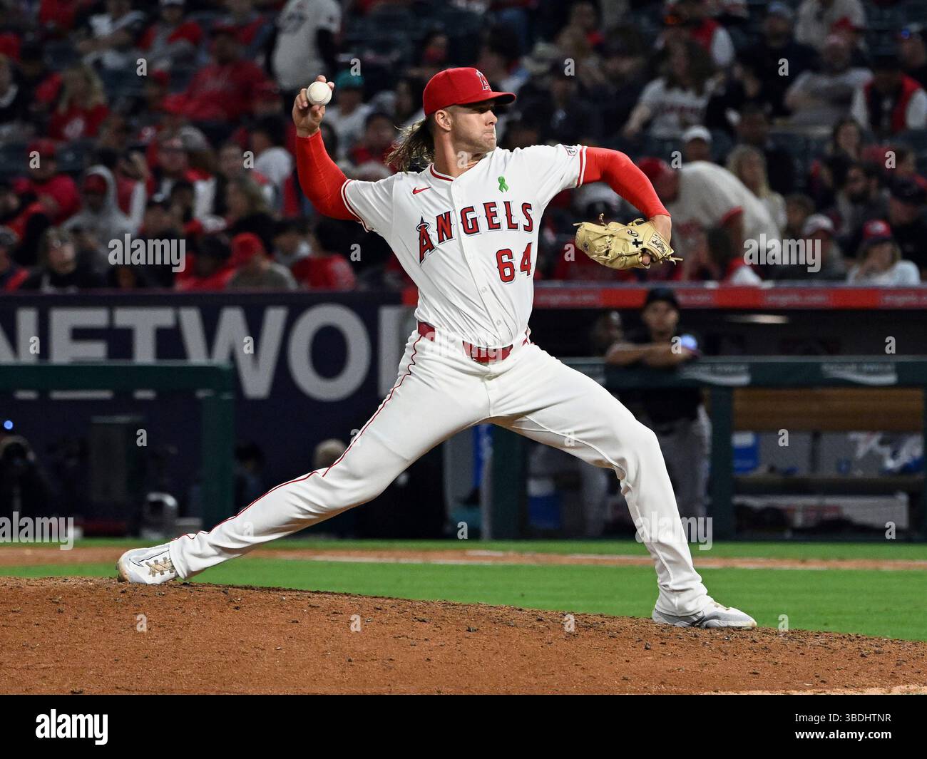 ANAHEIM, CA - MAY 23: Los Angeles Angels pitcher Shaun Anderson (64 ...