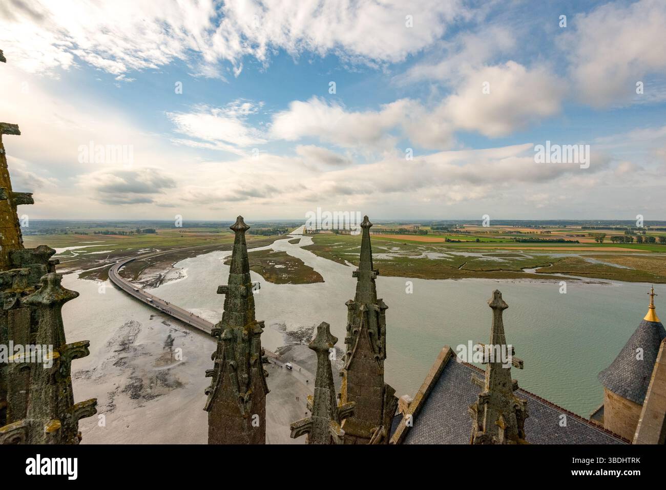 Gothic art in all its splendor at Saint Michael's Mount Abbey, Normandy ...
