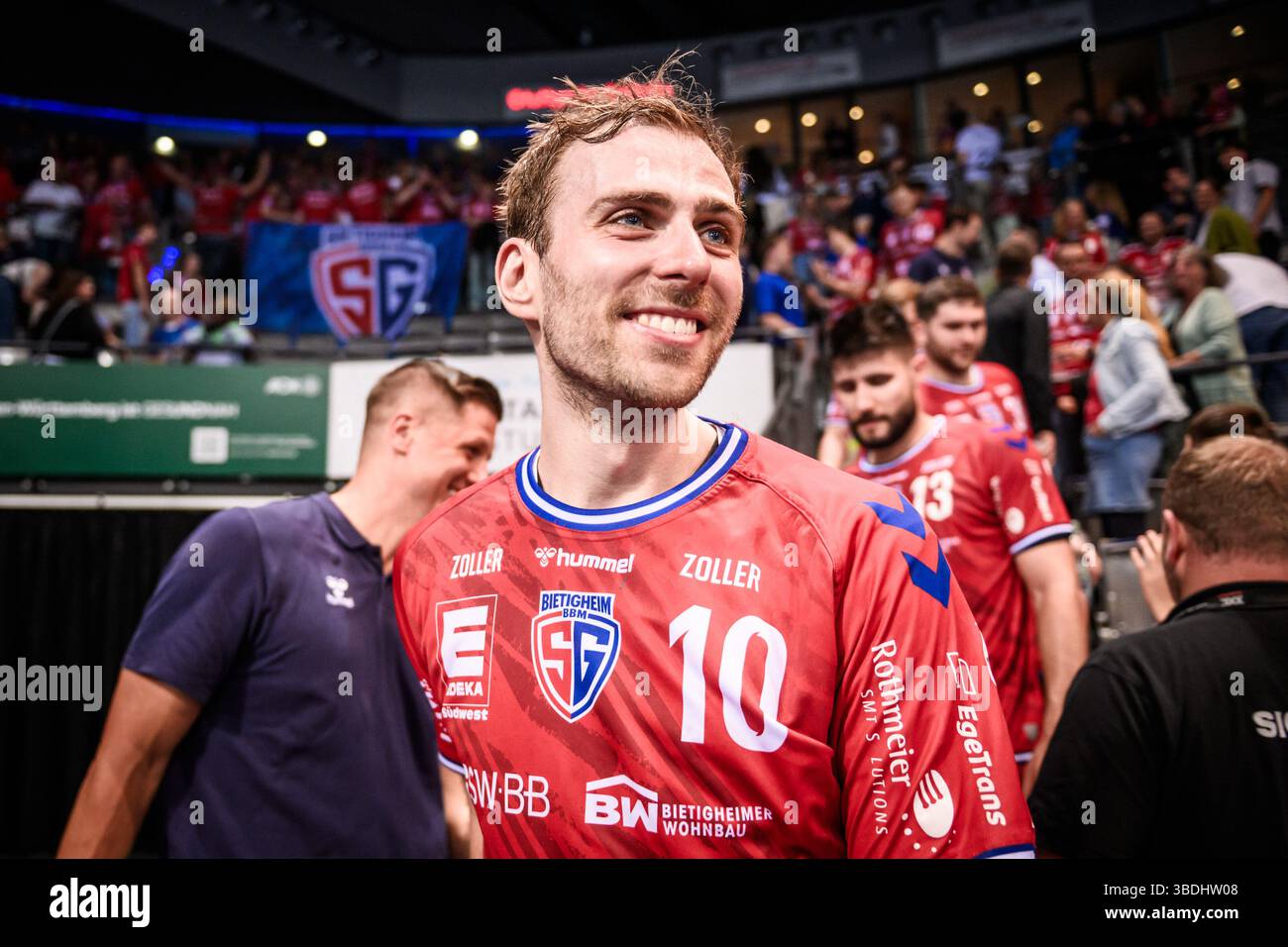 Stuttgart, Deutschland. 24th May, 2025. Tom Wolf (SG BBM Bietigheim ...