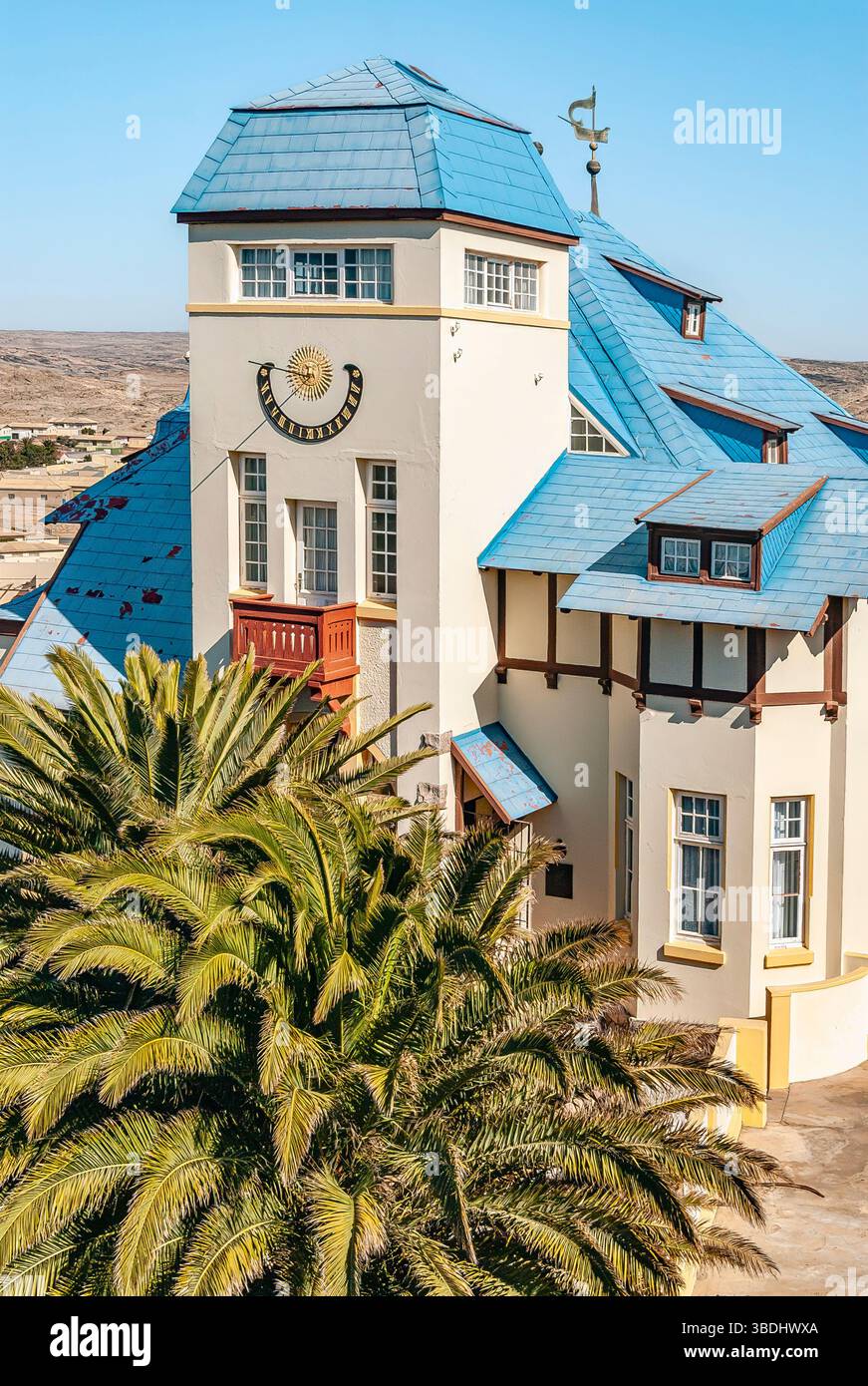 Goerke Haus a national monument in Luderitz, Nambia Stock Photo - Alamy