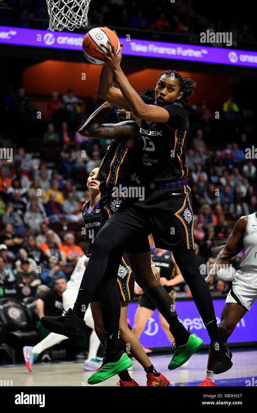 Uncasville, Connecticut, USA. 20th May, 2025. Connecticut Sun center ...