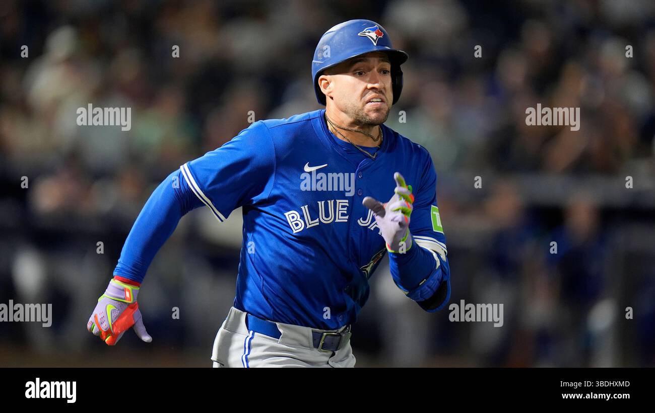 Toronto Blue Jays' George Springer against the Tampa Bay Rays during ...