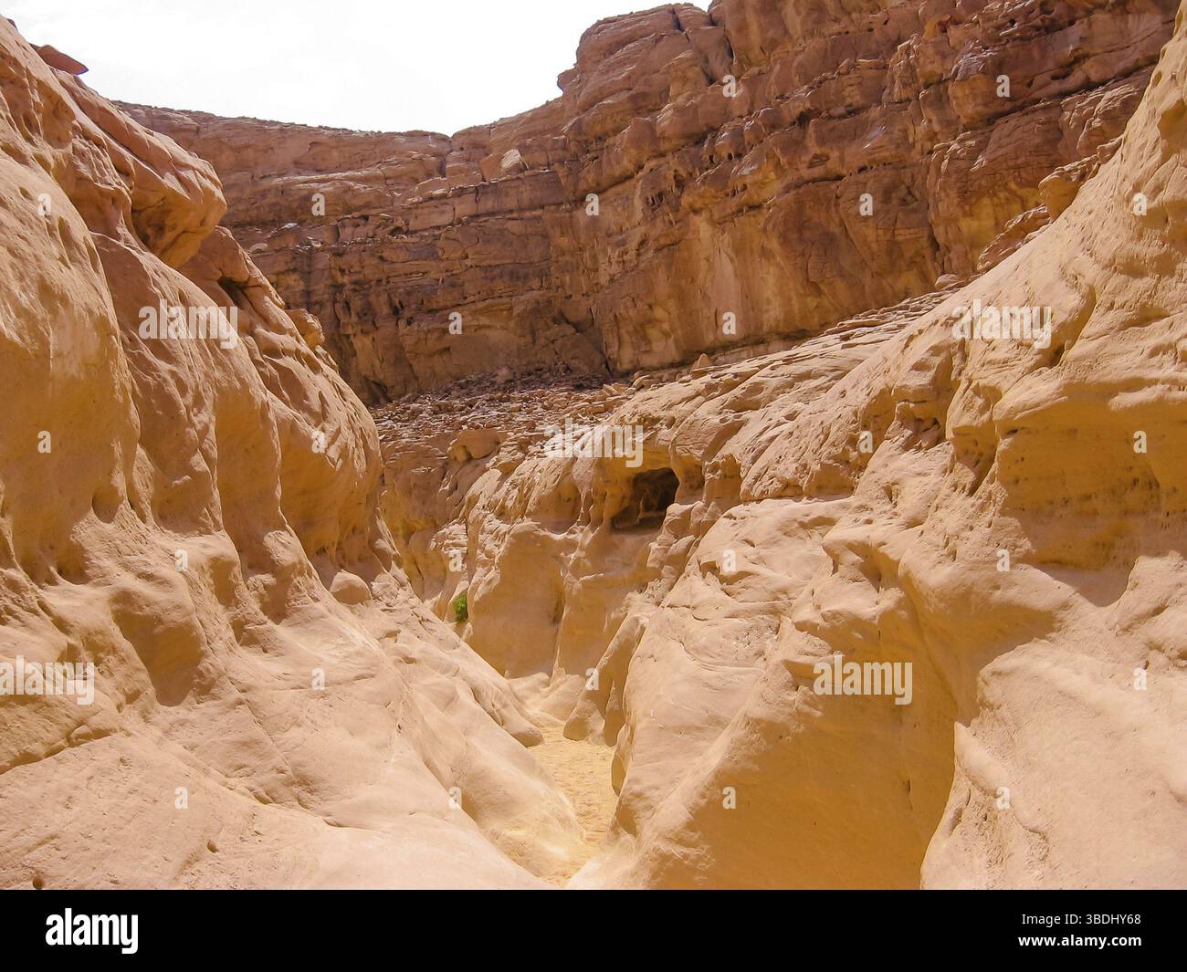 Aerial view of spectacular gorge of Colored Canyon, near Mount Sinai ...
