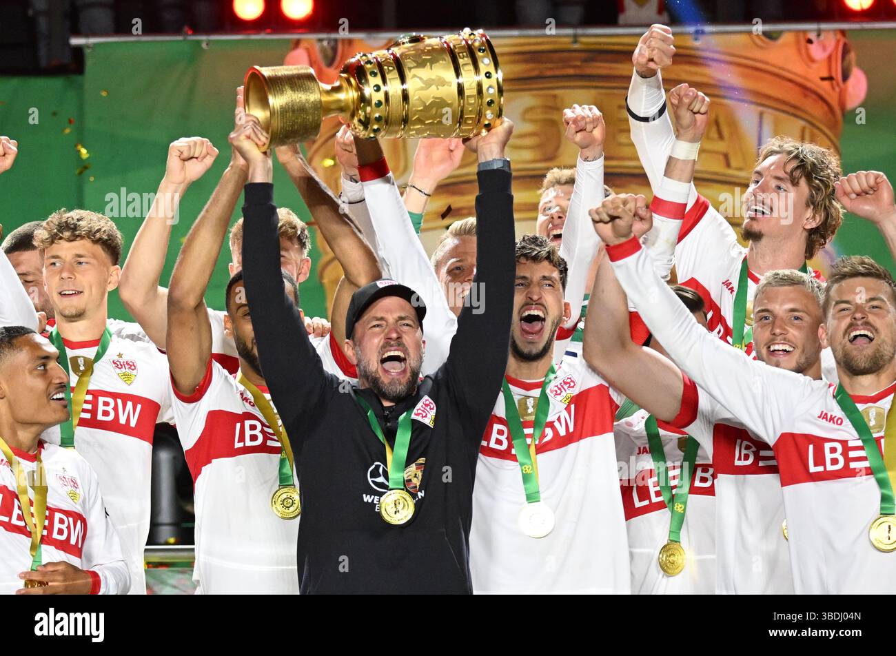 Berlin, Germany. 24th May, 2025. Soccer: DFB Cup, Arminia Bielefeld - VfB Stuttgart, Final ...