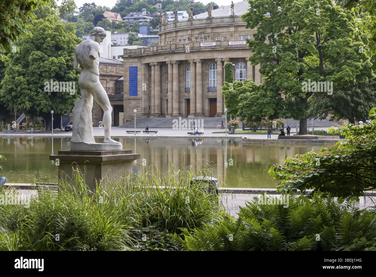 Stuttgart Opera House, historic Littmann building. Venue of the ...