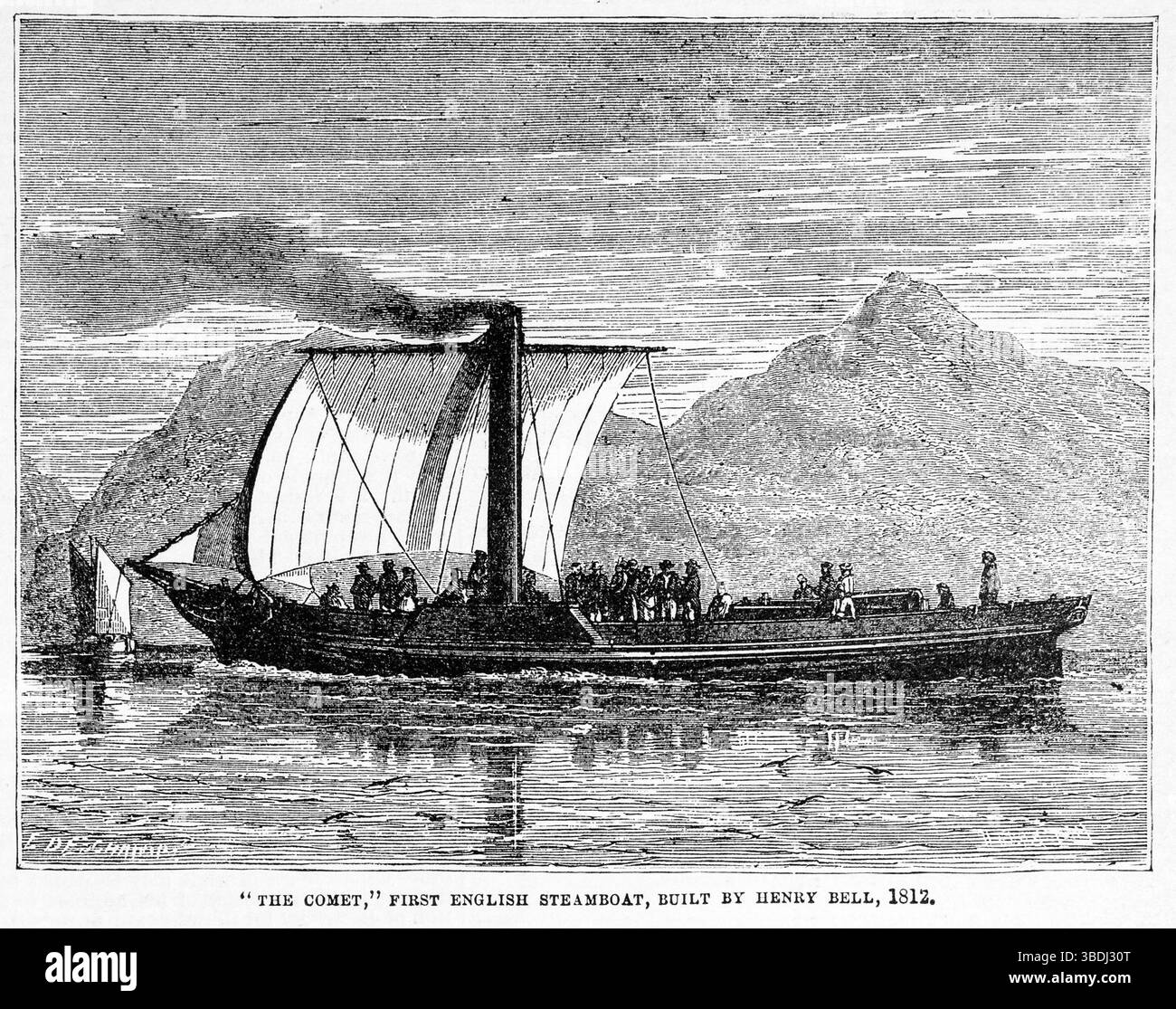 Scotland 1800s engraving hi-res stock photography and images - Alamy