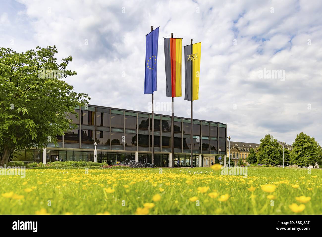 House of the state parliament of Baden-Wuerttemberg, state parliament building in Stuttgart ...