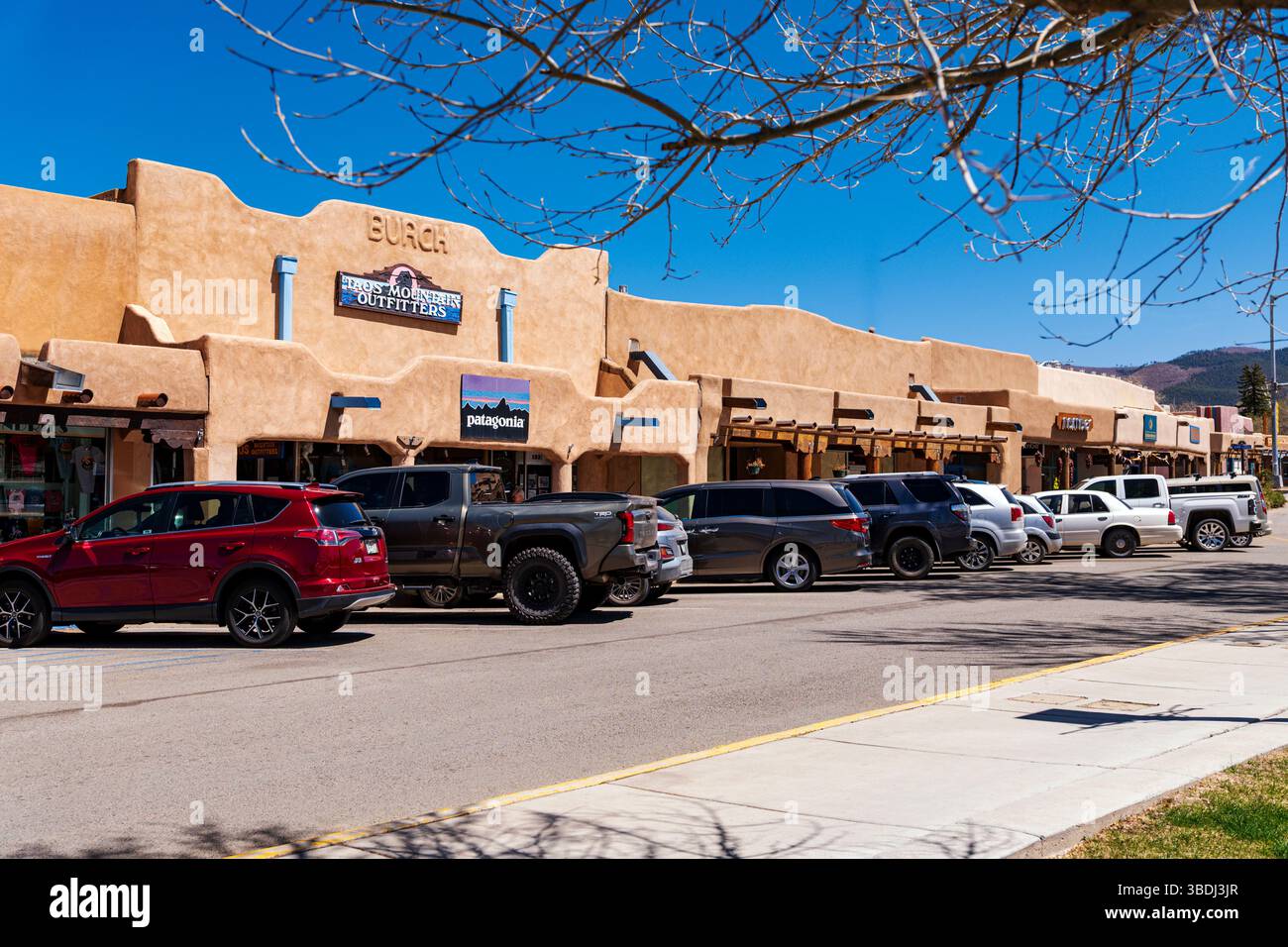 Taos Plaza; Taos; New Mexico; USA Stock Photo - Alamy