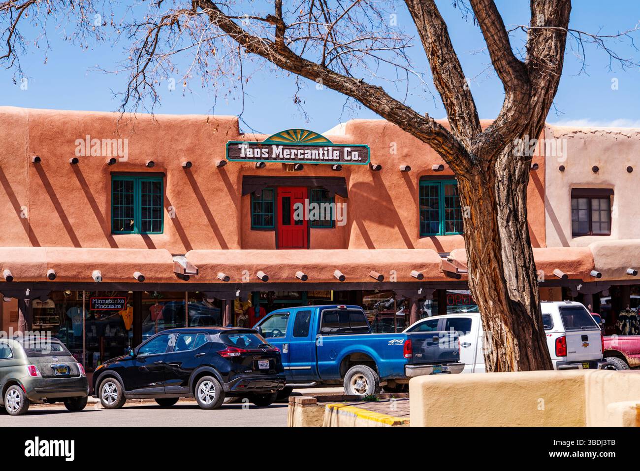 Taos Plaza; Taos; New Mexico; USA Stock Photo - Alamy