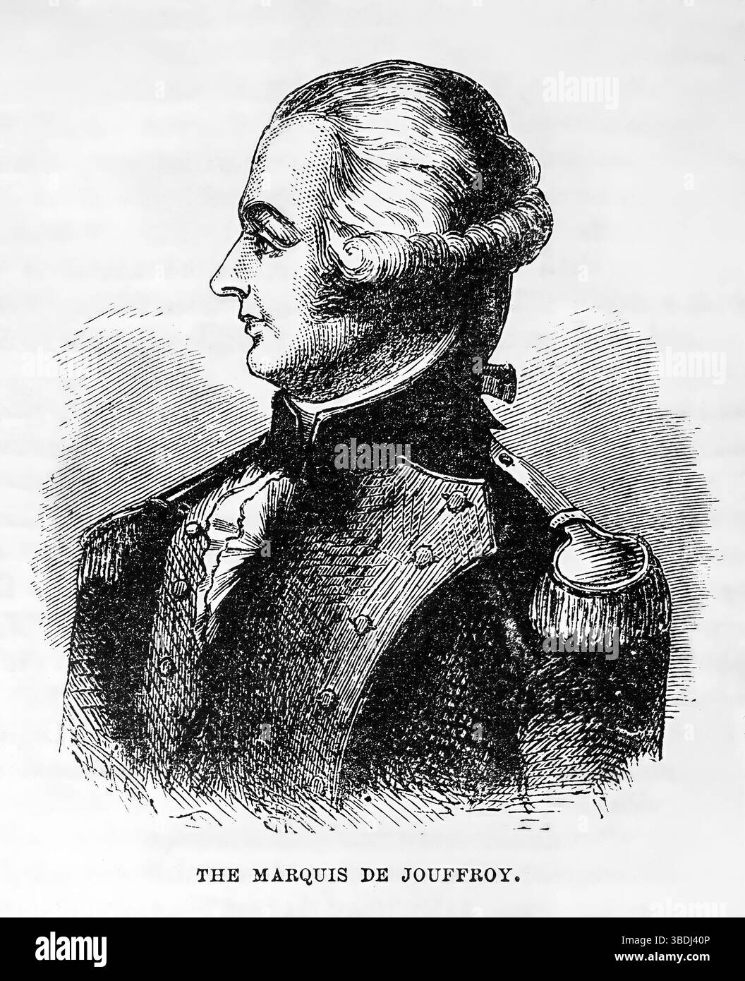 Portrait of Claude-François-Dorothée, marquis de Jouffroy d'Abbans ...
