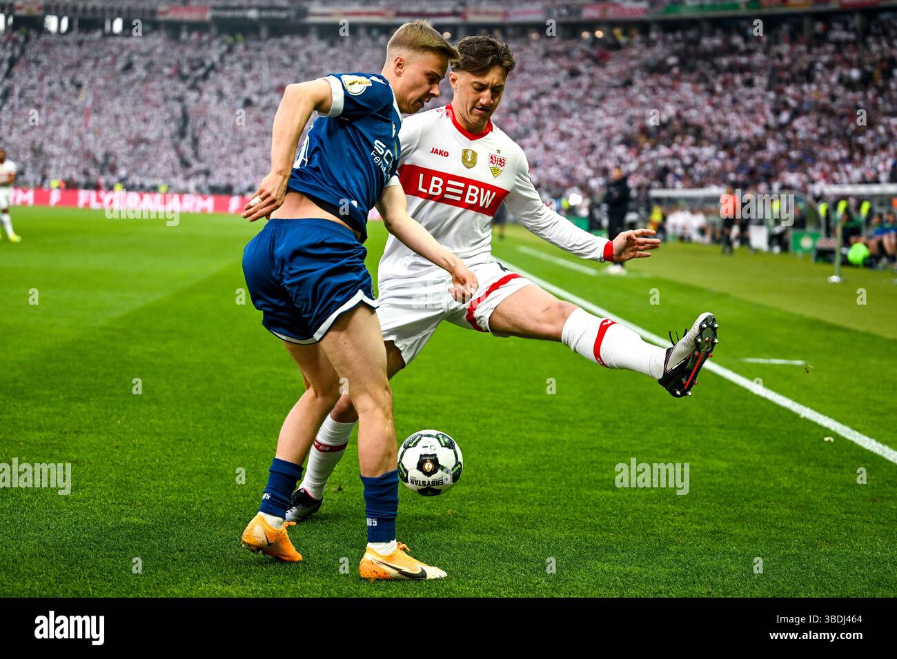 Berlin, Deutschland. 24th May, 2025. Sam Schreck (DSC Arminia Bielefeld ...