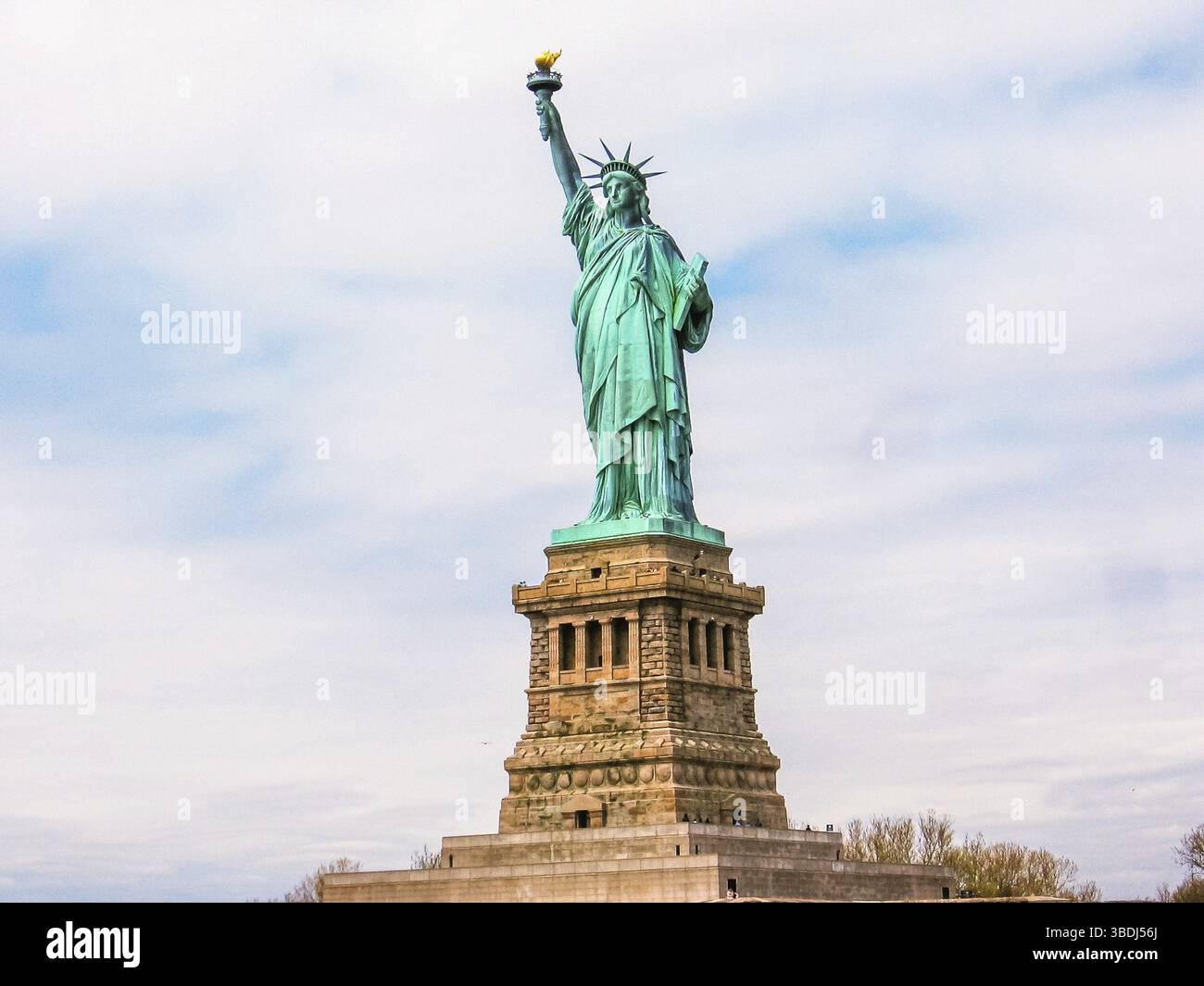 The famous Statue of Liberty monument symbol of New York City, United ...