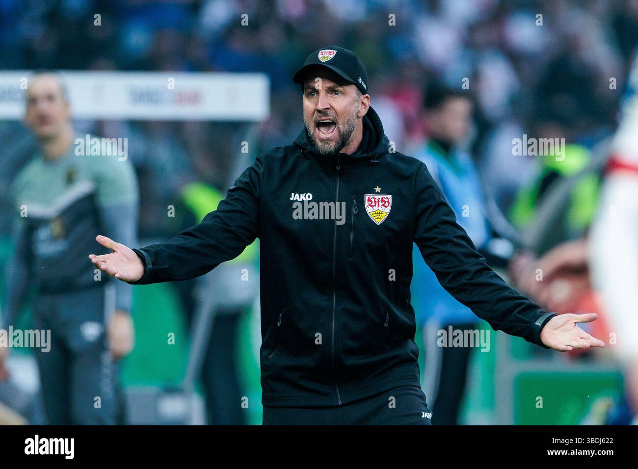 Berlin, Deutschland. 24th May, 2025. Sebastian Hoene? (Cheftrainer VfB ...