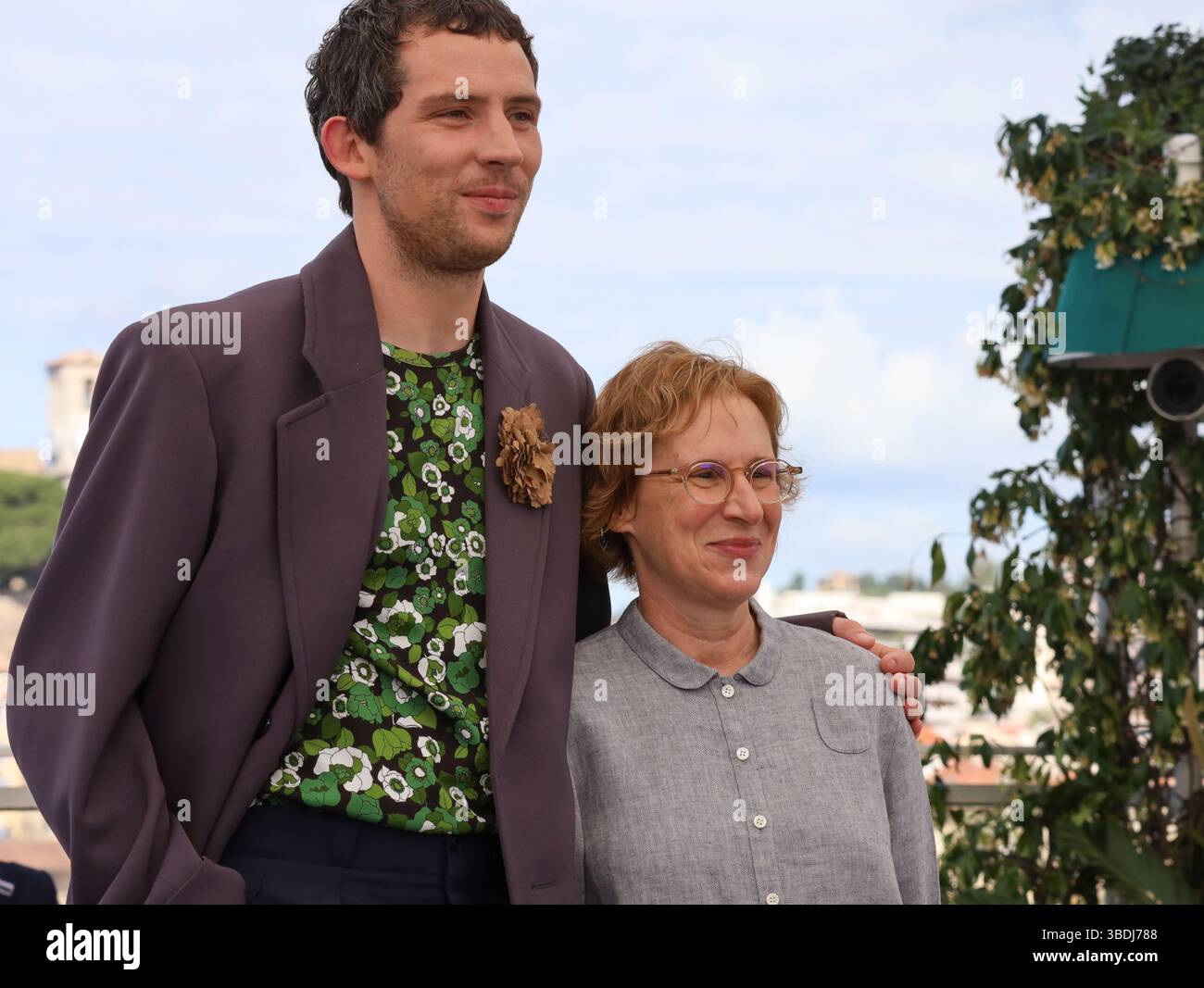 Cannes, France. 24th May, 2025. Josh O'Connor and Kelly Reichardt at ...