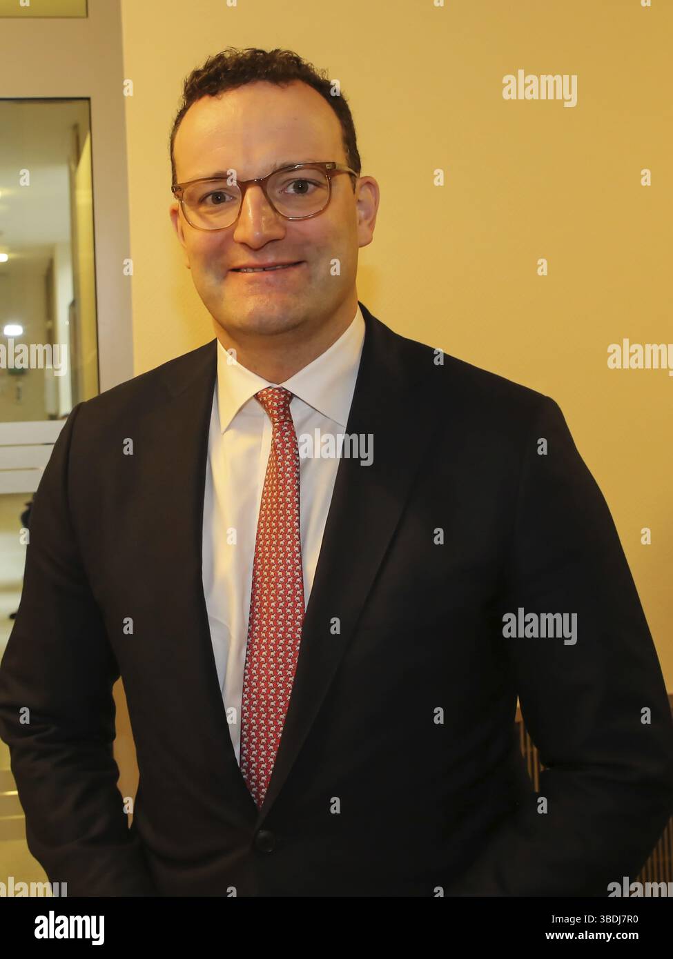 Federal Minister of Health Jens Spahn visits the Magdeburg University ...