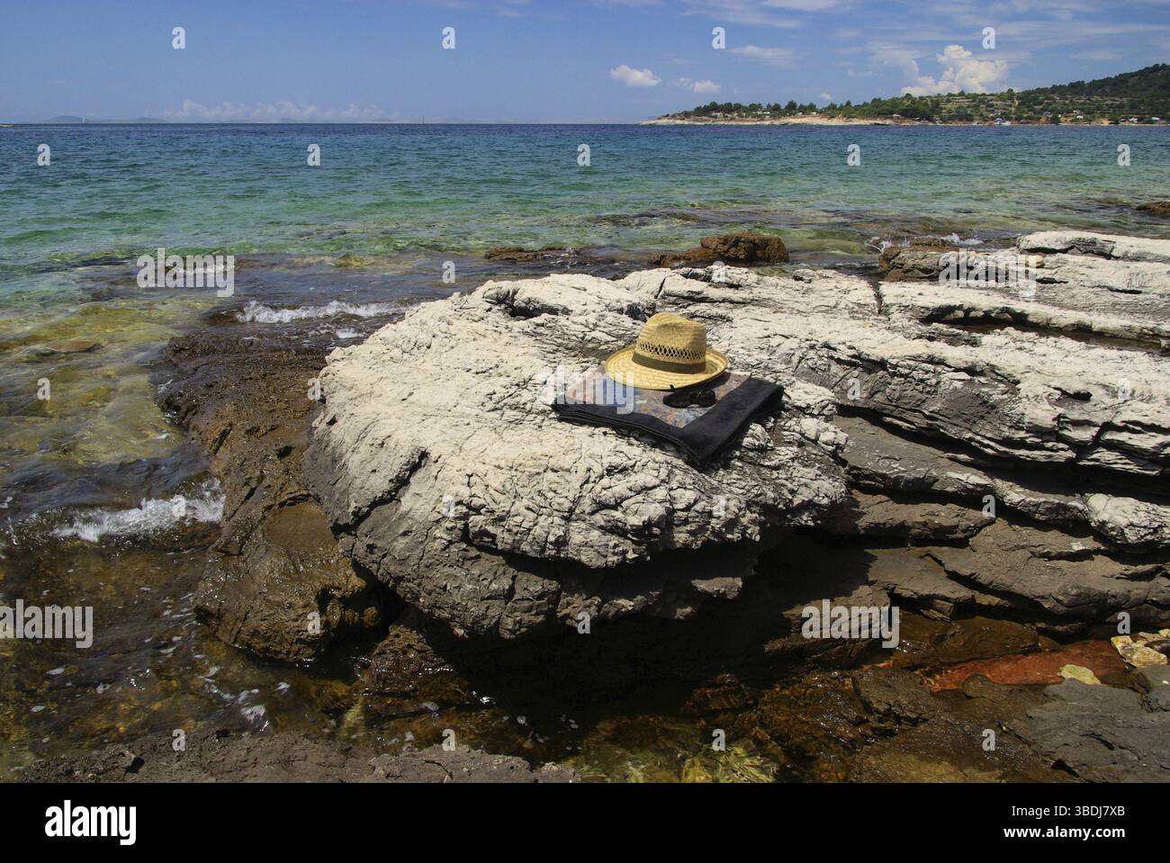 Hut am Strand, Hut am Strand Stock Photo - Alamy