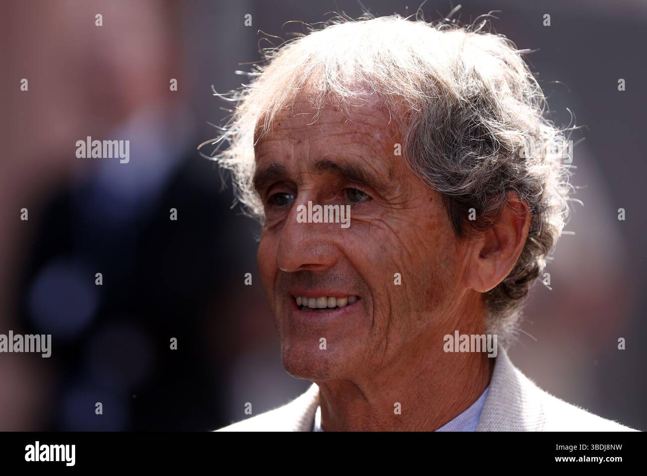 Monaco, Monaco. 24th May, 2025. Former driver Alain Prost looks on in ...