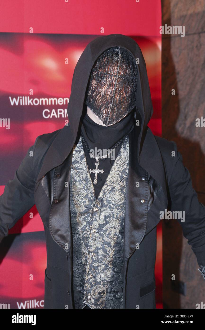 Singer The Dark Tenor after the ZDF TV show Stock Photo - Alamy