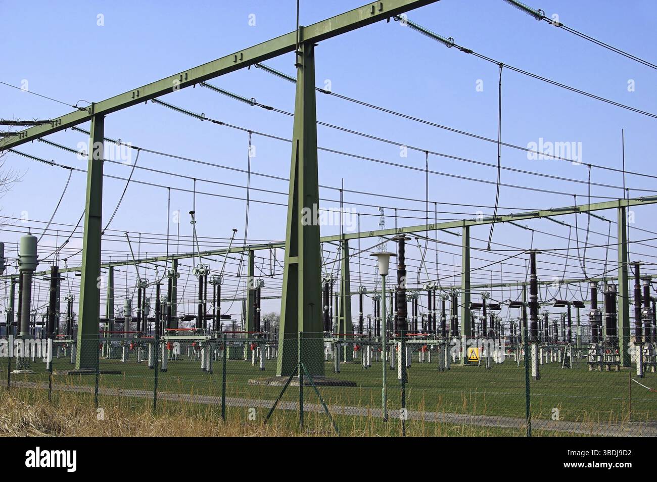 Substation, transformer station Stock Photo - Alamy