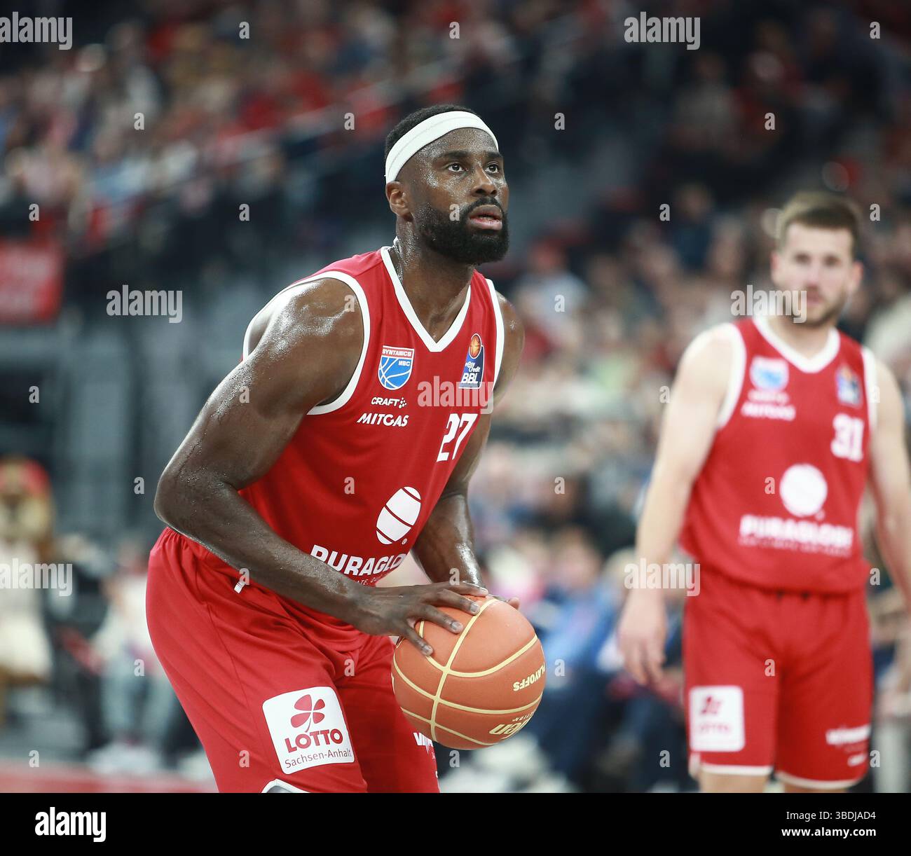 Muenchen, Deutschland. 24th May, 2025. Eddy EDIGIN (MBC), He-Basketball ...