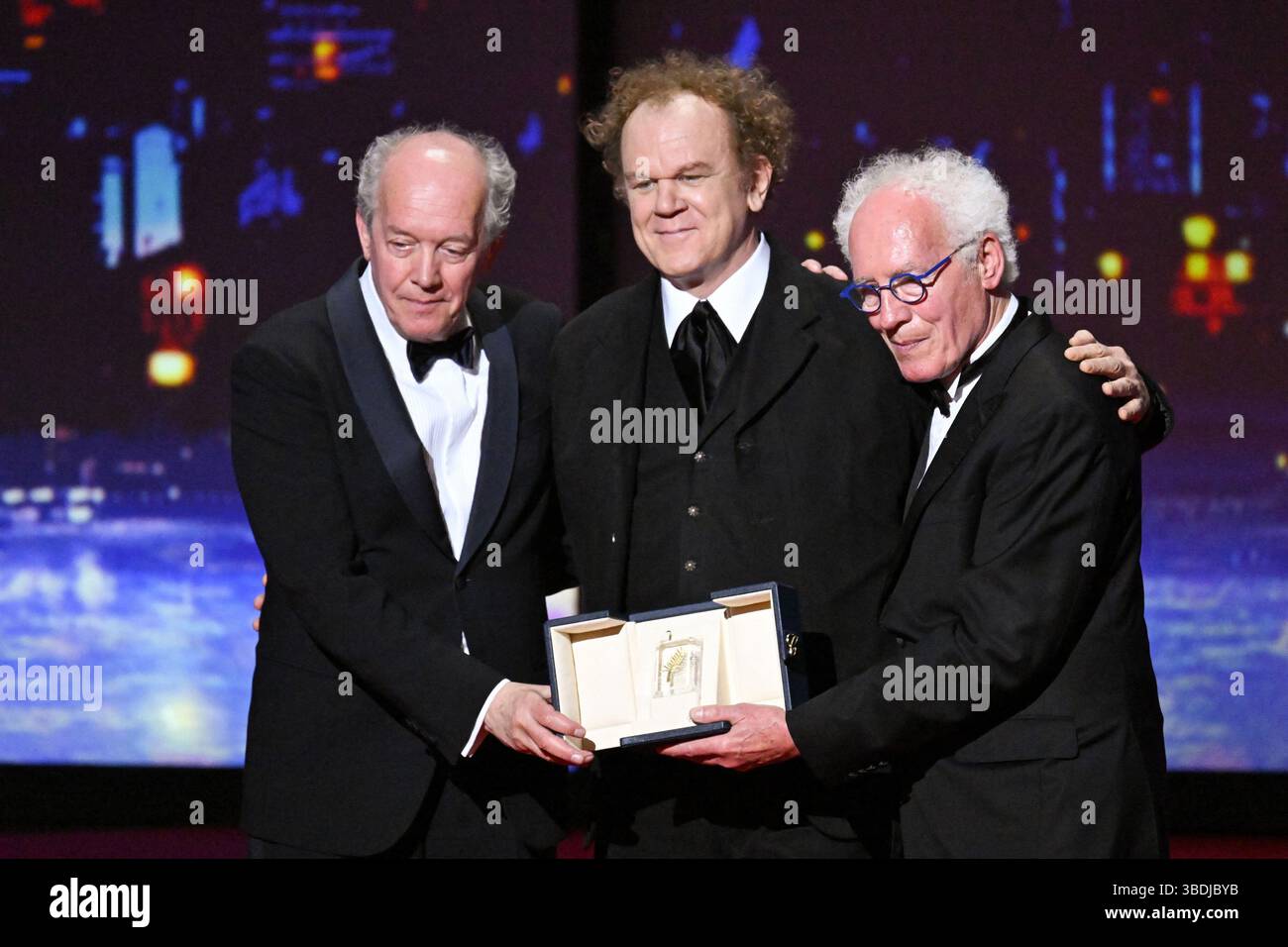John C. Reilly, Jean Pierre Dardenne, Luc Dardenne attending the ...