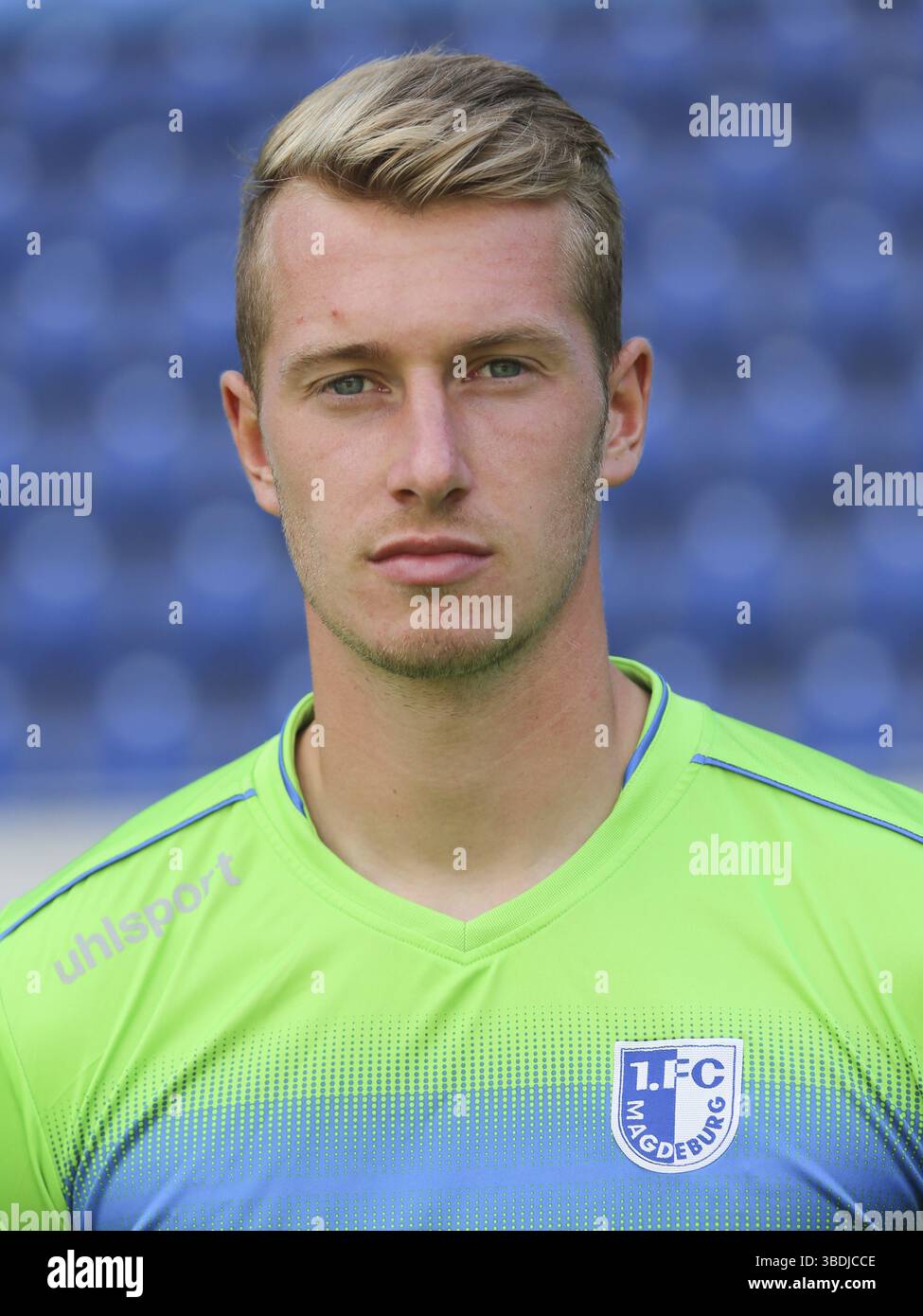German football goalkeeper Lukas Cichos 1.FC Magdeburg DFB 3.Liga ...