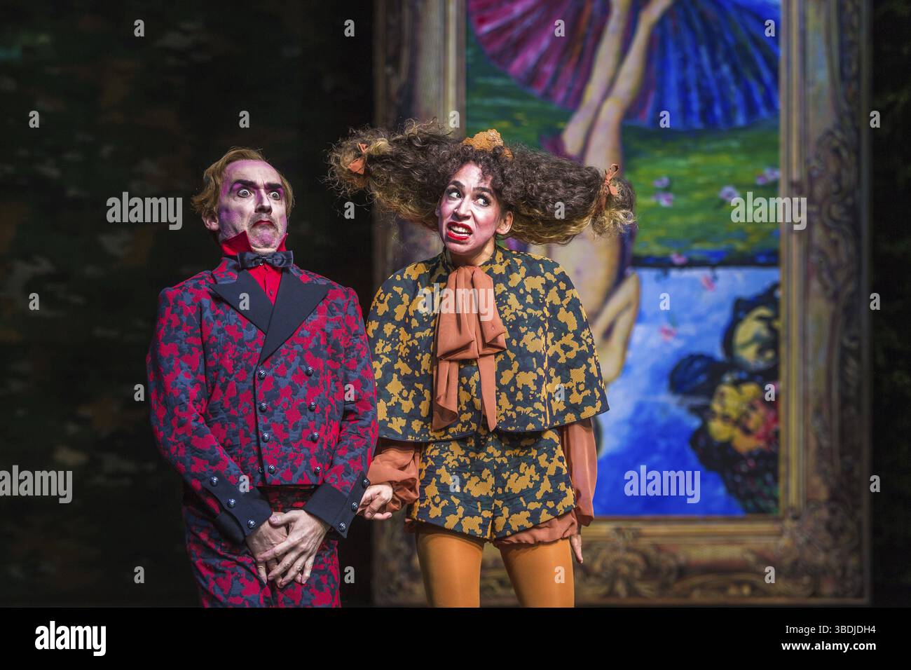 Production by Herbert Fritsch at the Schaubuehne Berlin with Bastian ...