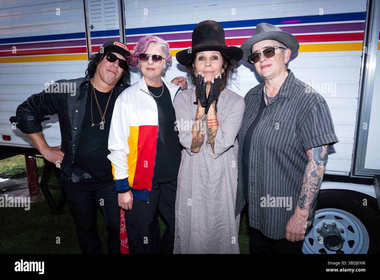 Roger Rocha, from left, Dawn Richardson, Linda Perry, and Christa ...