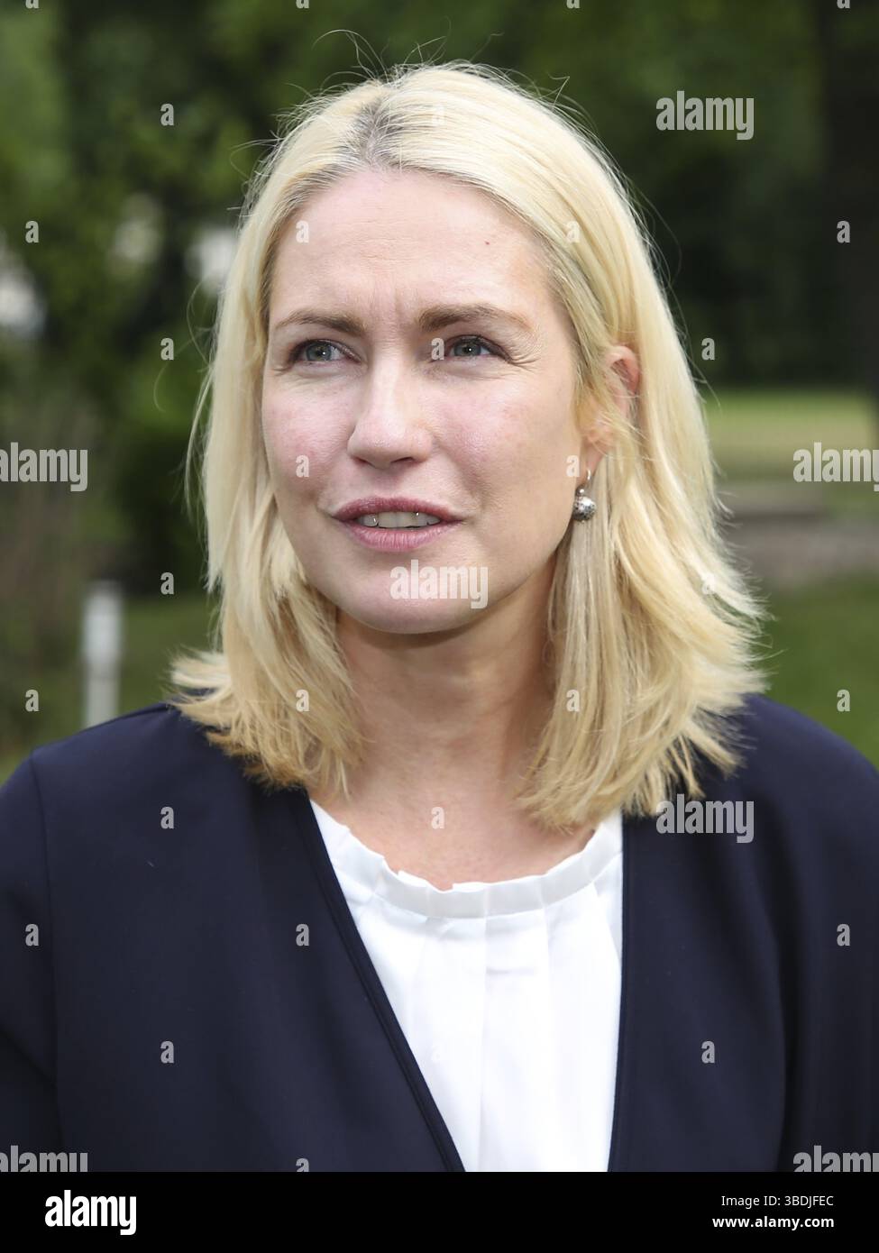 German SPD politician and Federal Family Minister Manuela Schwesig ...