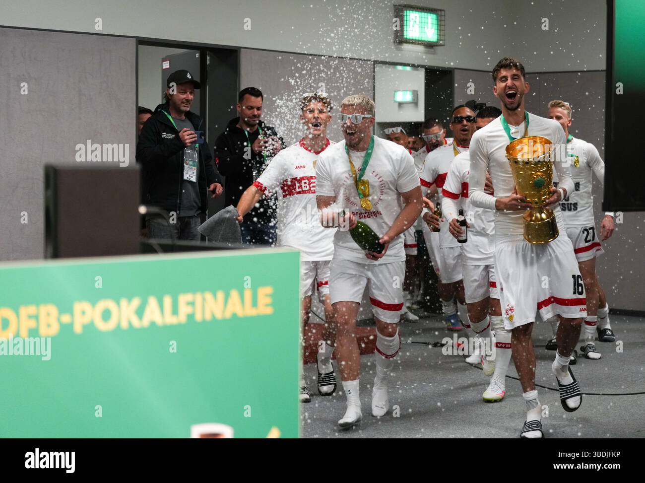 Berlin, Germany. 24th May, 2025. Soccer: DFB Cup, Arminia Bielefeld - VfB Stuttgart, Final ...