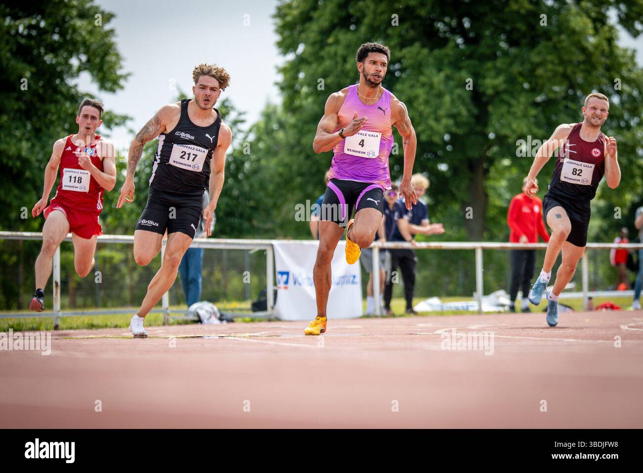 V.l. Paul Erdle (GER/Hamburger SV), Jan Eric Frehe (GER/LG Brillux M ...