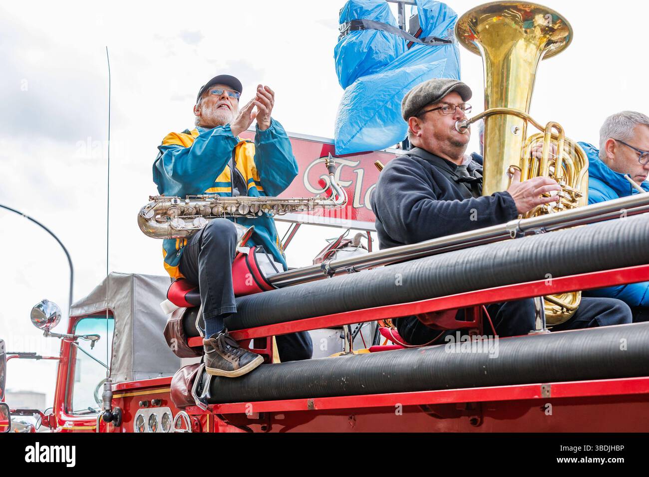 Dixieland-Parade: Blue Wonder Jazzband, 18.05.2025, Dresden Deutschland ...