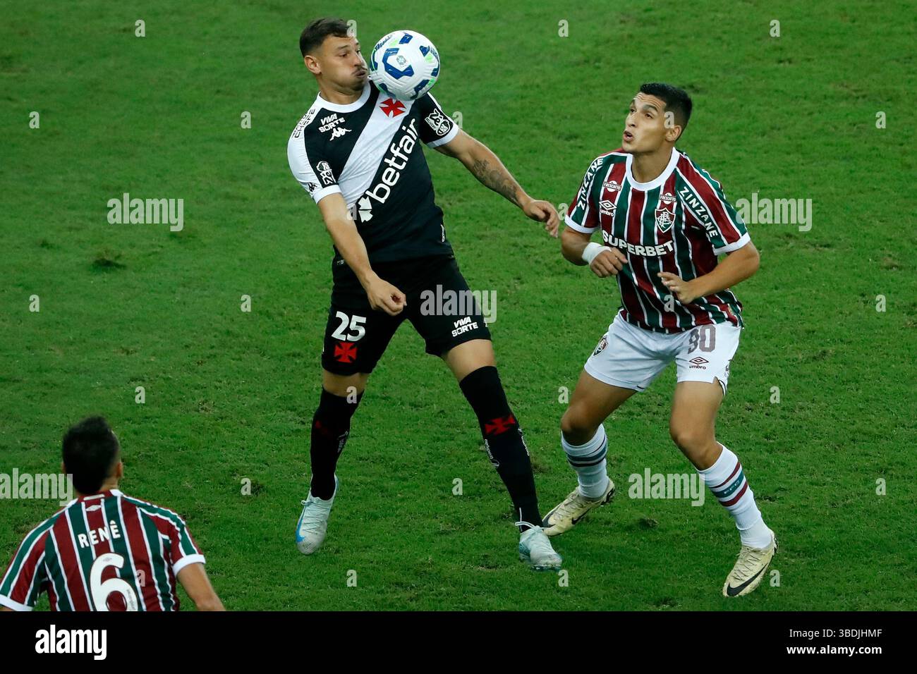 Rio de Janeiro, Brazil. 24th May, 2025. Kevin Serna of Fluminense ...