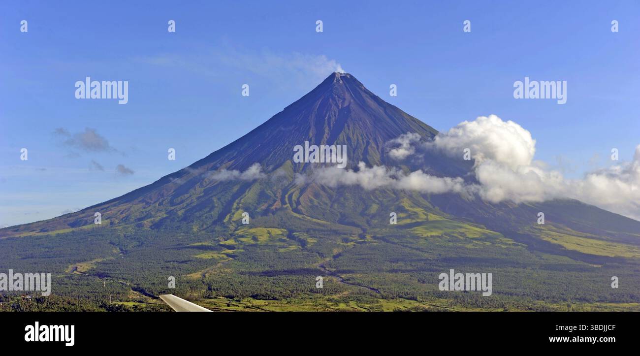 Mayon Volcano, Legaspi, Bicol Province, Philippines, Asia Stock Photo ...