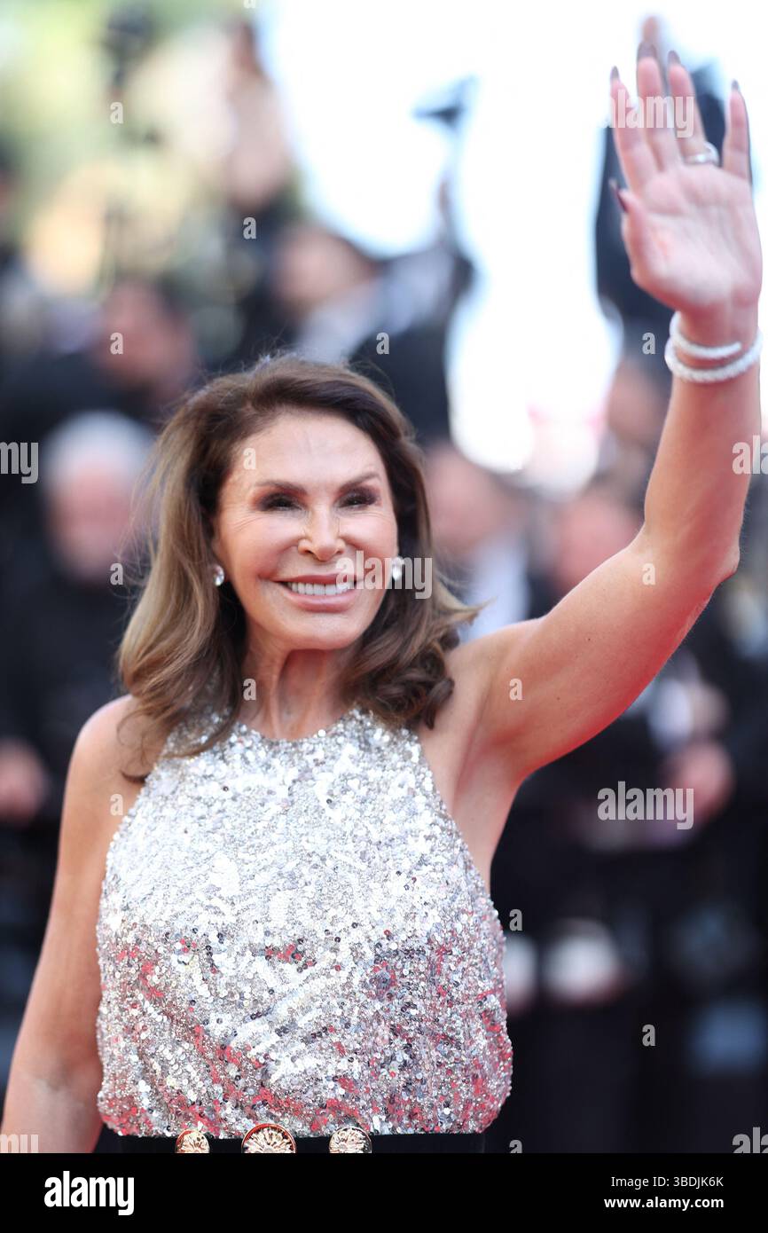 Mouna Ayoub attending the closing ceremony in Cannes, France on May 24 ...