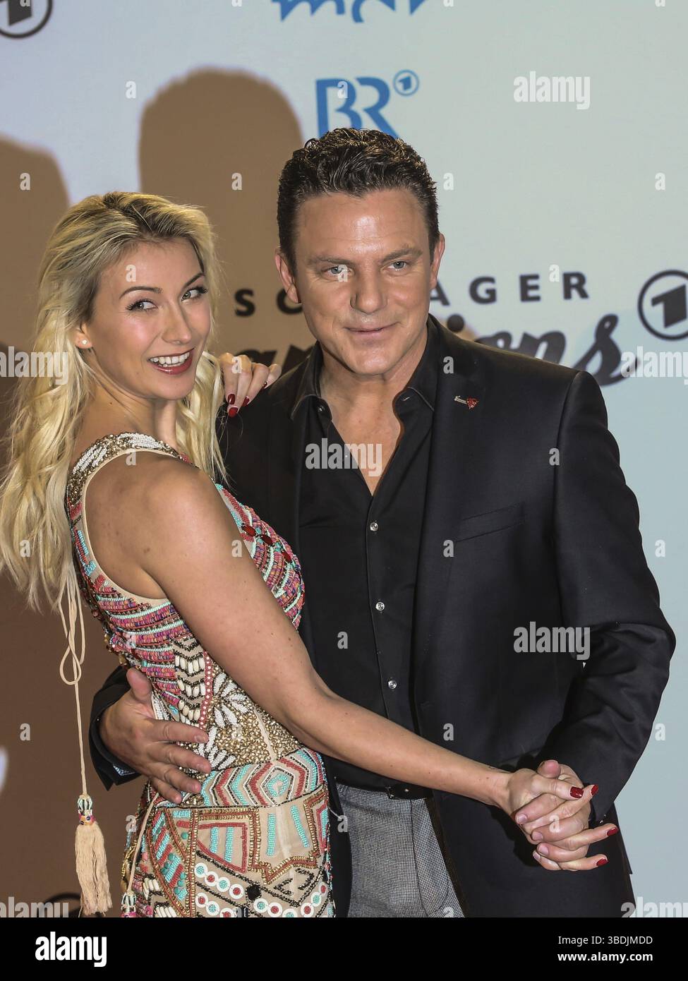 Singer Stefan Mross and singer Anna-Carina Woitschack at ...