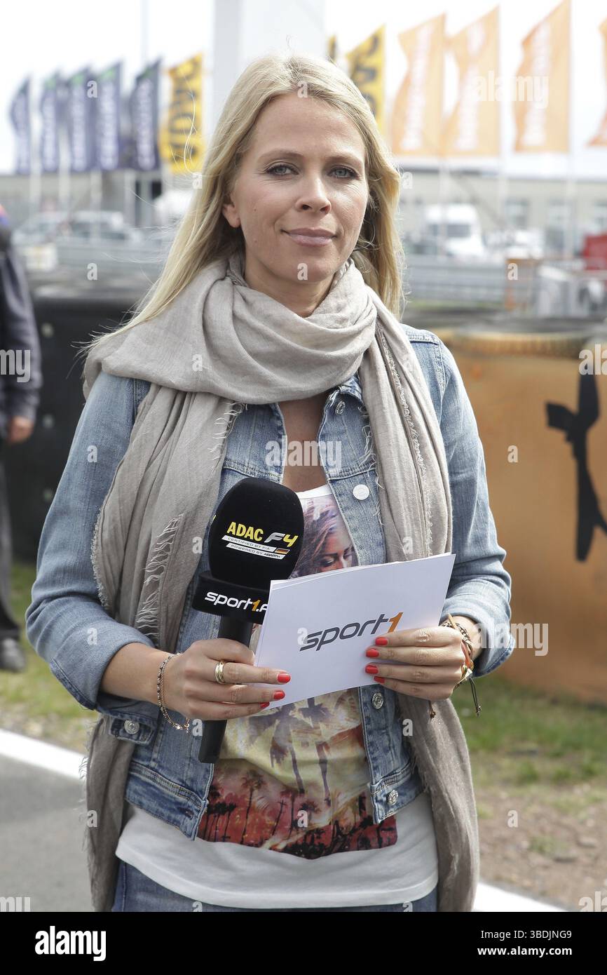 German TV presenter Julia Josten at ADAC Formula 4 on 26.4.15 ...