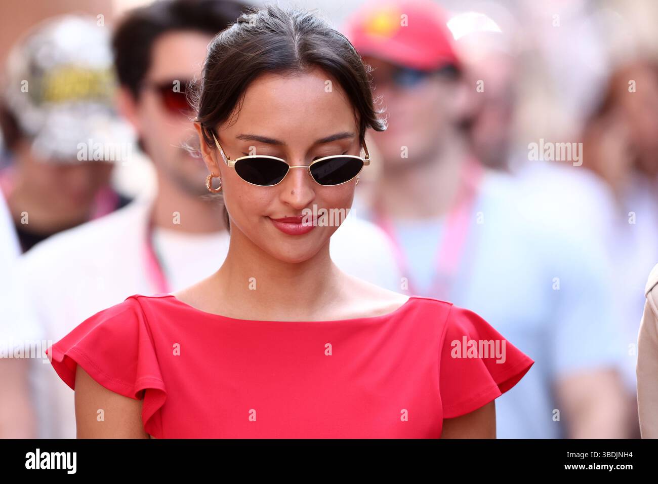 Monaco, Monaco. 24th May, 2025. Alexandra Saint Mleux girlfriend of ...