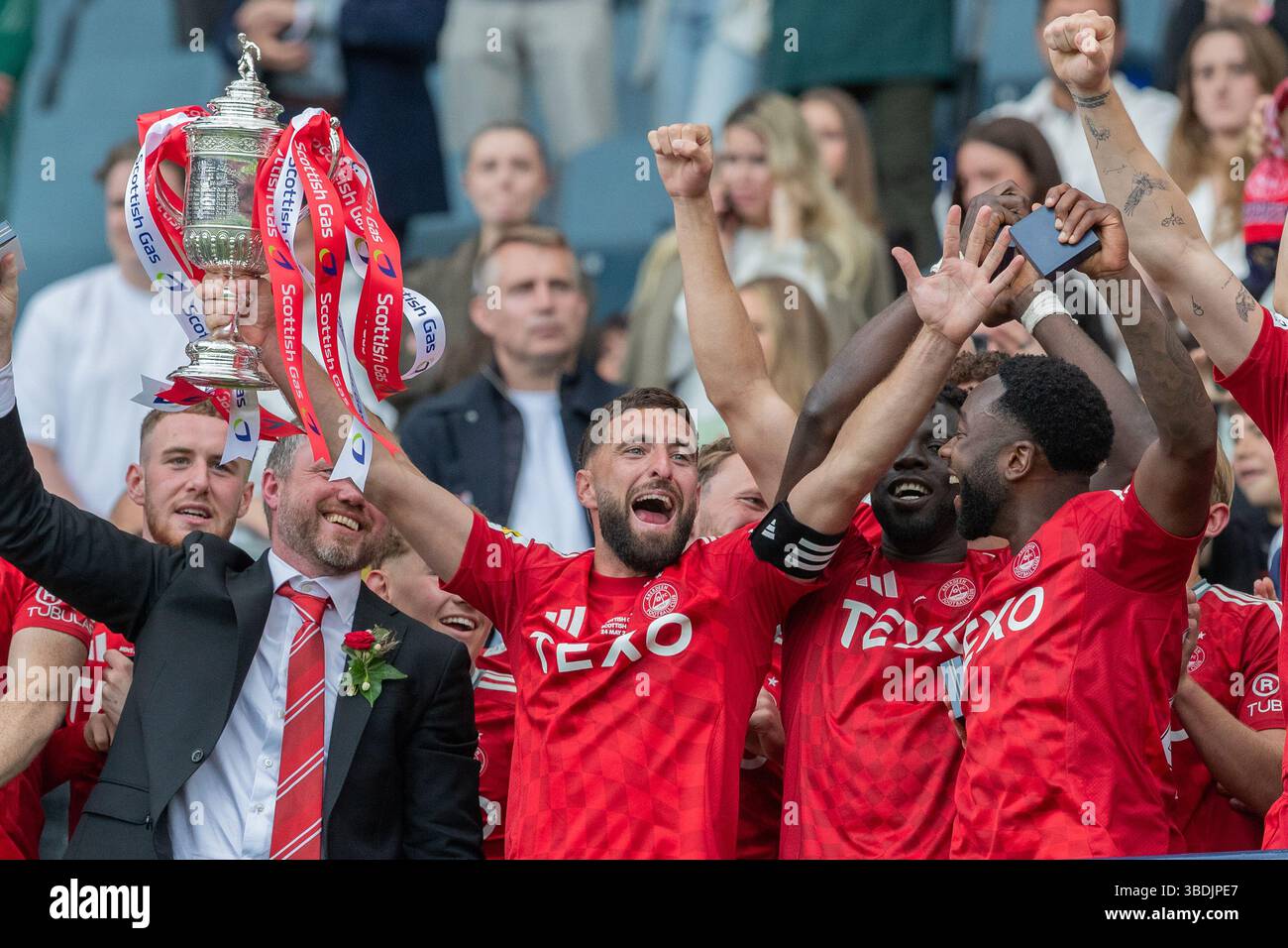 Glasgow, UK. 24th May, 2025. The final of the Scottish Cup was held at ...