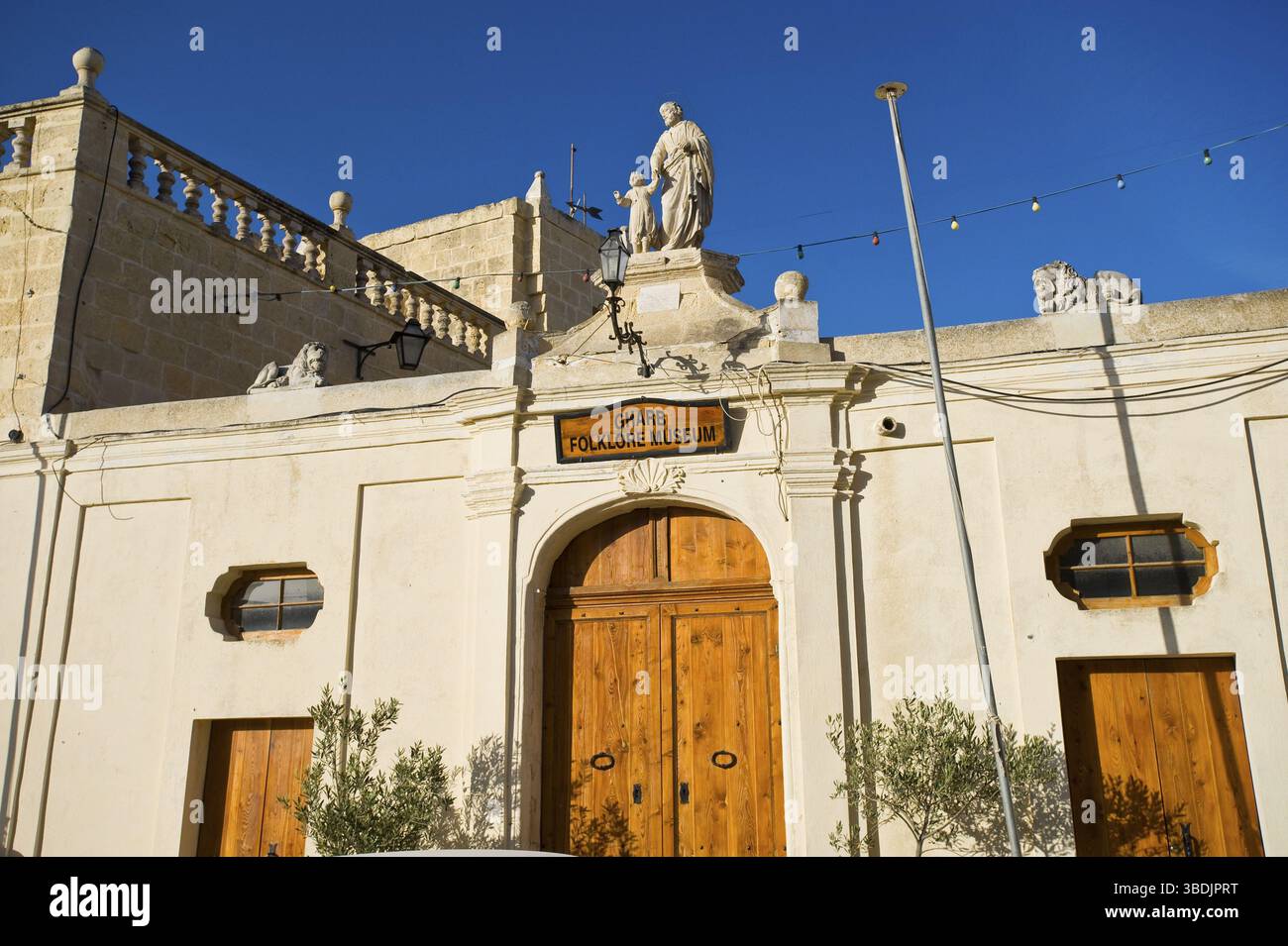 Folklore Museum, Citadel and Fortress, Gharb, Malta, Europe Stock Photo ...