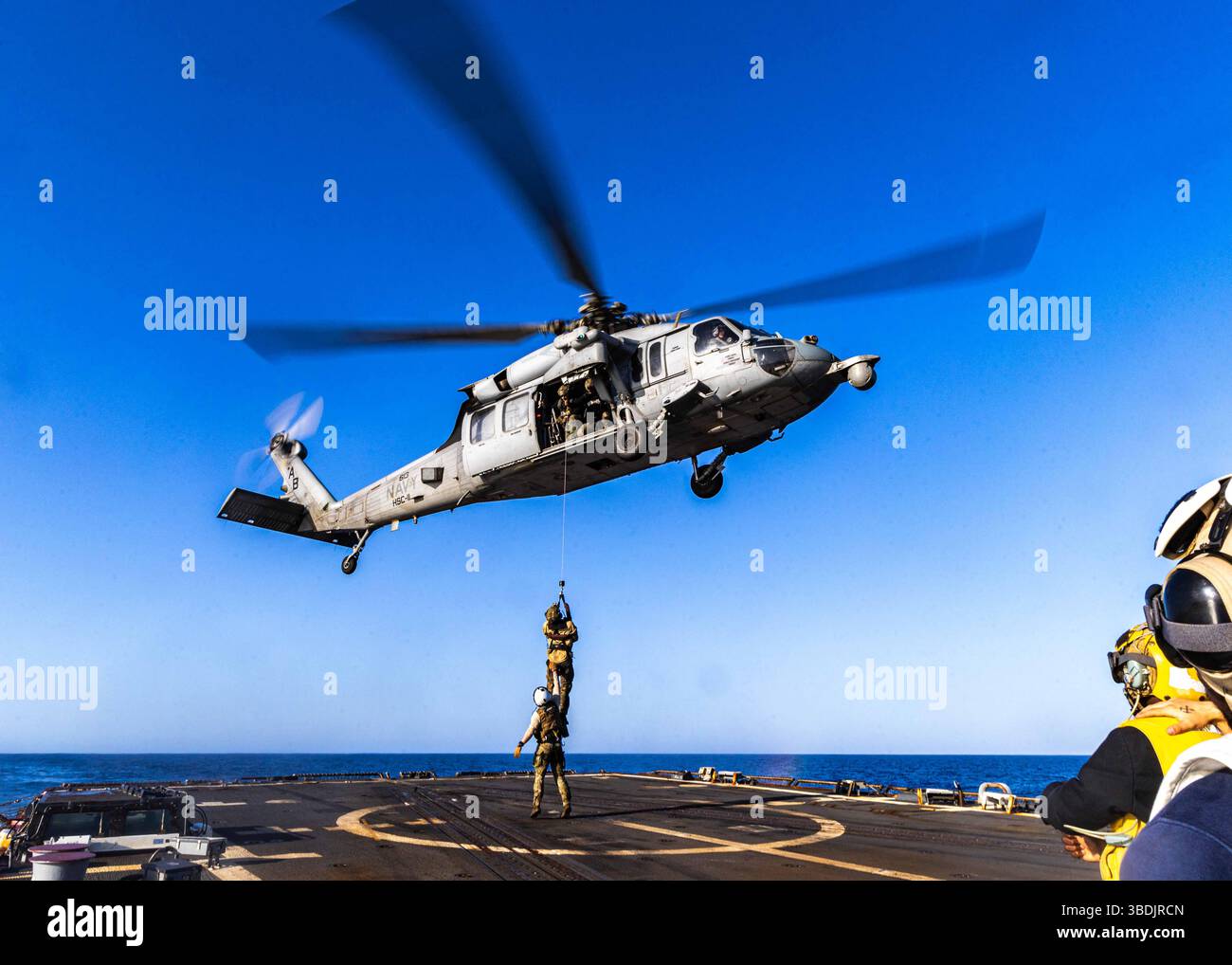 250519-N-FY193-1900 MEDITERRANEAN SEA (May 19, 2025) A MH-60S Sea Hawk ...