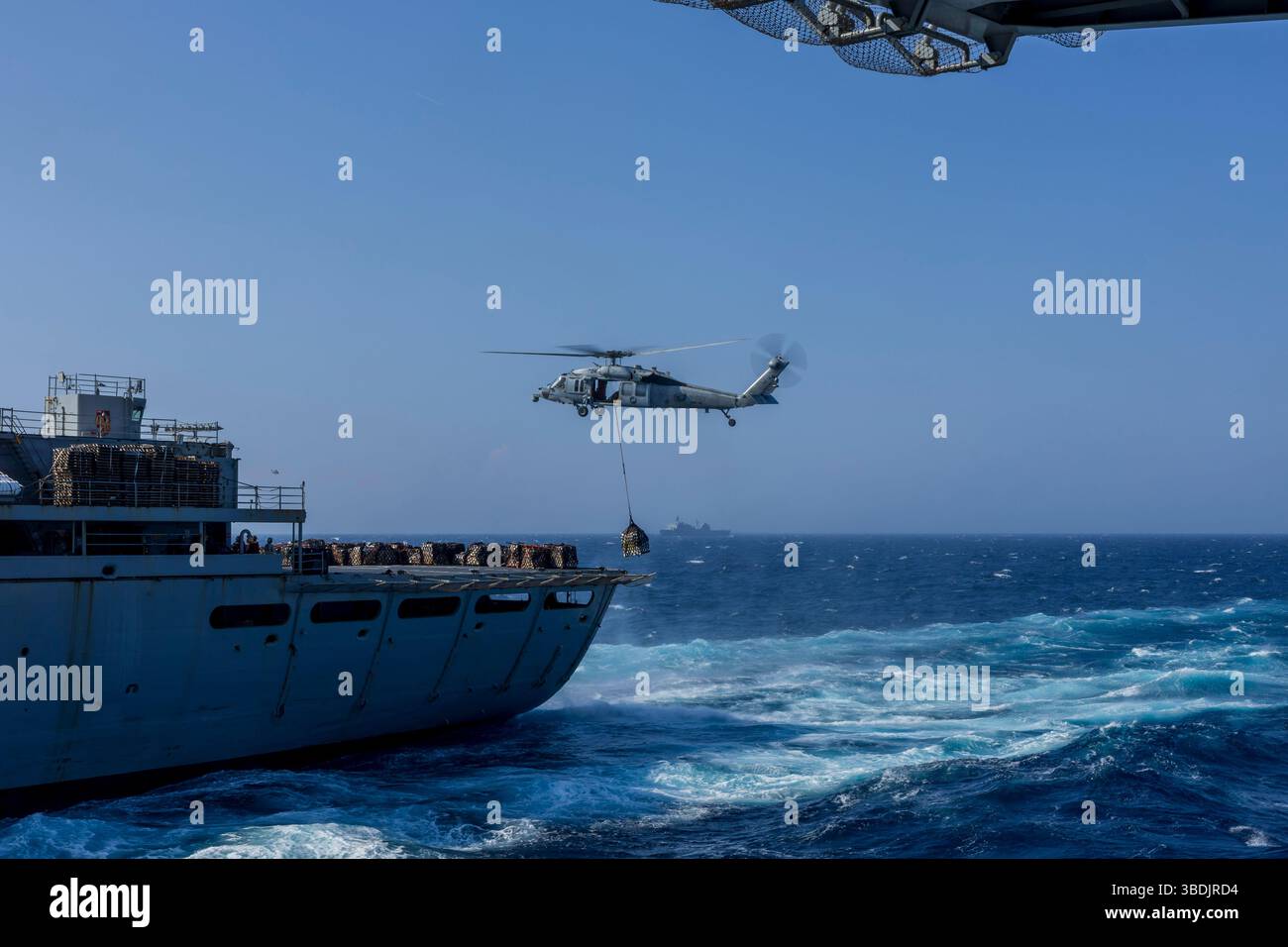 ATLANTIC OCEAN (May 21, 2025) An MH-60S Seahawk, assigned to the ...