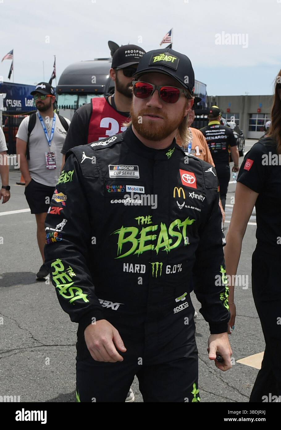 CHARLOTTE, NC - MAY 24: Tyler Reddick (#45 23XI Racing The Beast Toyota ...