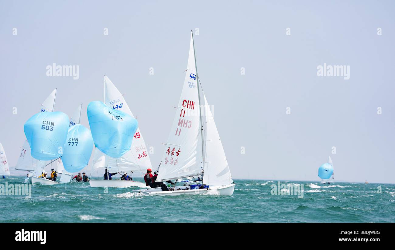 Athletes participating in the 2025 National Sailing Championships (ILCA ...