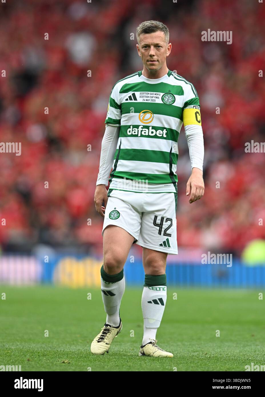 Glasgow, Scotland, 24th May 2025. Callum McGregor of Celtic during the ...