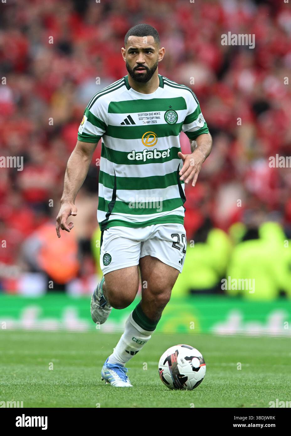 Glasgow, Scotland, 24th May 2025. Cameron Carter-Vickers of Celtic ...