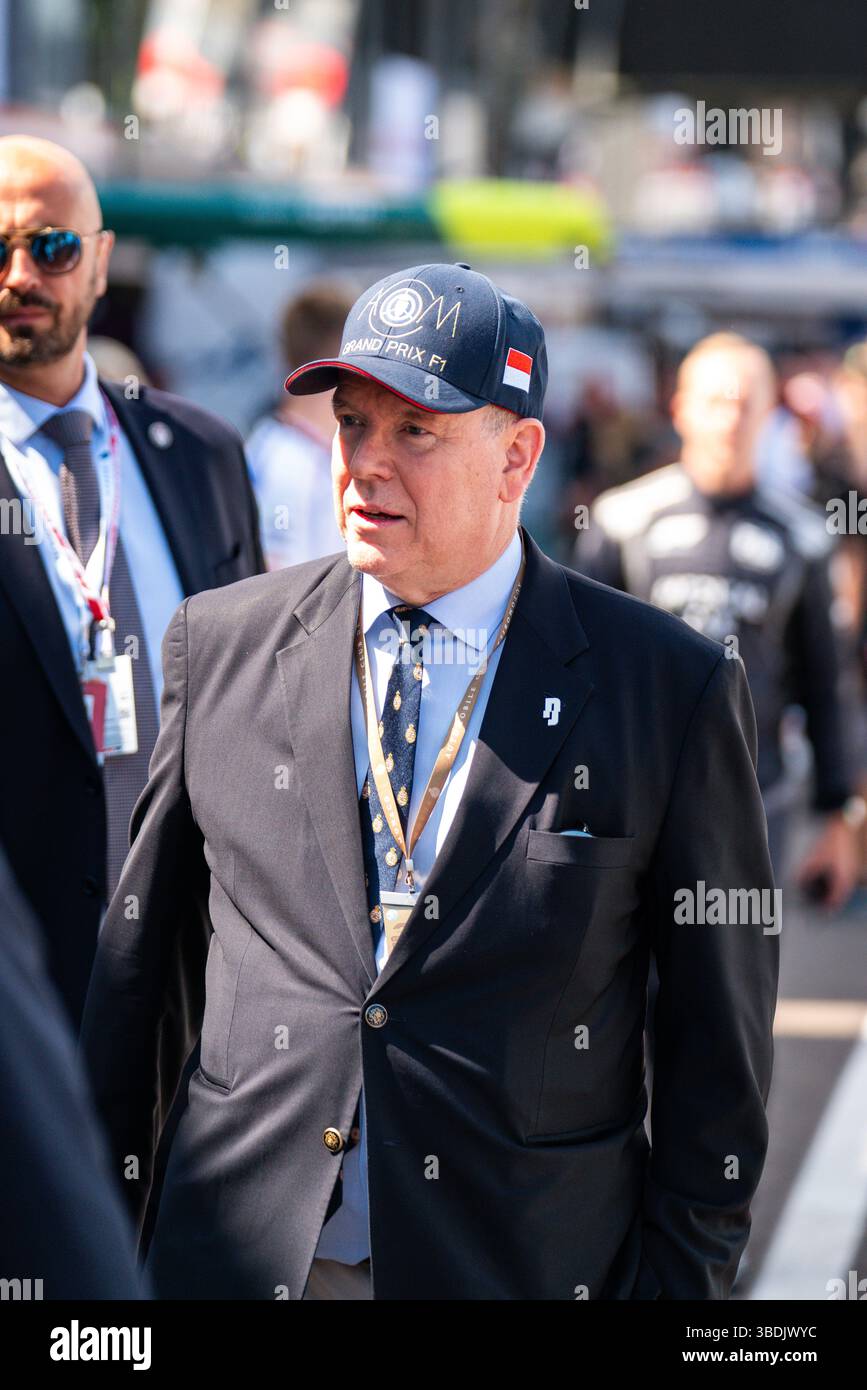 Monaco, Monaco. 24th May, 2025. Pirnce of Monaco Alberto II in the ...
