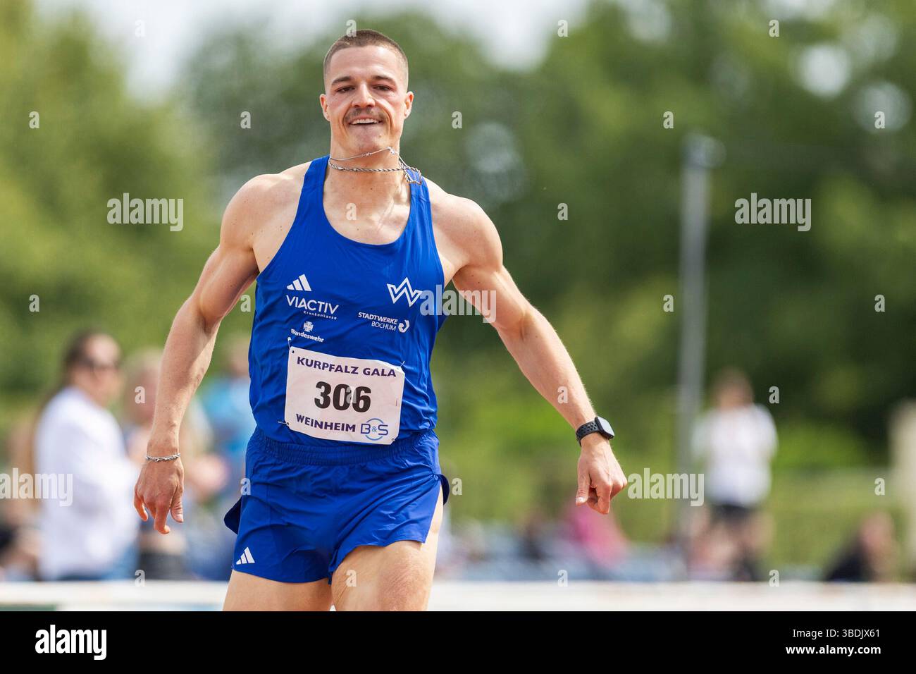 Julian Wagner (GER/TV Wattenscheid 01) bei der B&S Kurpfalz Gala am 24. ...