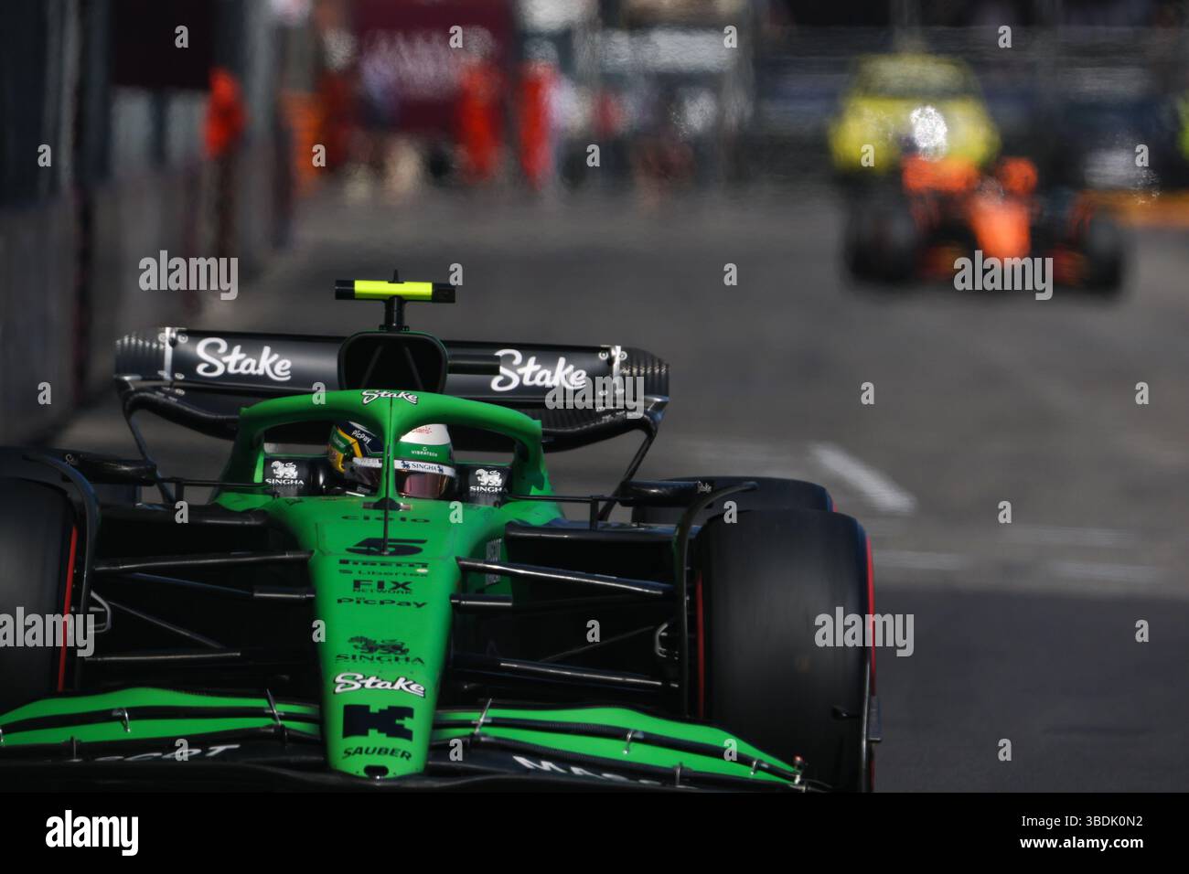 #5 Gabriel Bortoleto (BRE) Stake F1 Team Kick Sauber (CHE) Sauber C45/Ferrari during the 2025 ...