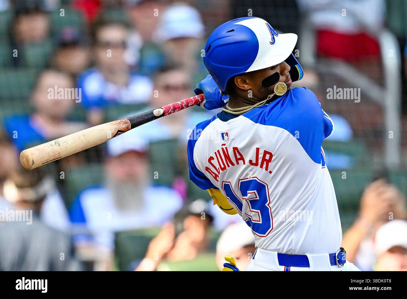 ATLANTA, GA – MAY 24: Atlanta right fielder Ronald Acuna Jr. (13 ...